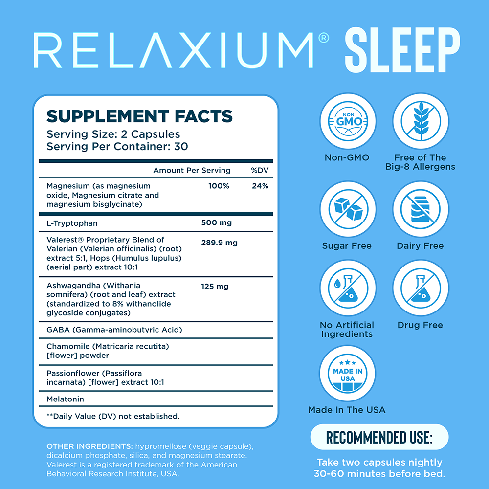Relaxium® Sleep | Clinically Studied to Help You Stay Asleep Longer ...